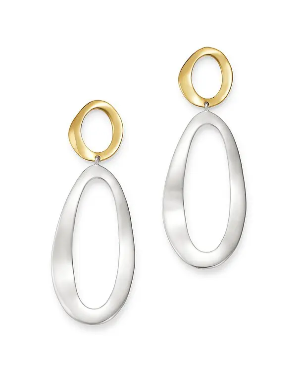 Ippolita Sterling Silver And 18k Yellow Gold Drop Earrings - Gold/silver
