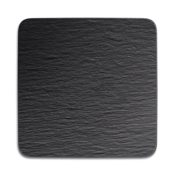 VILLEROY & BOCH Manufacture Rock Buffet Plate - Black