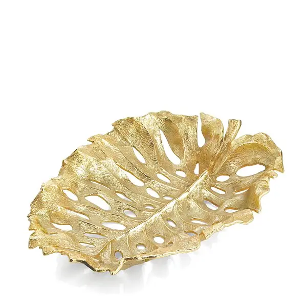 Michael Aram Monstera Leaf Centerpiece - Gold
