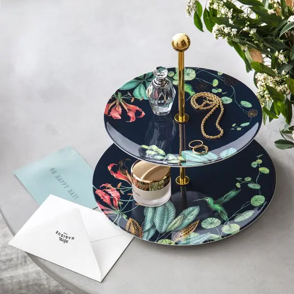 VILLEROY & BOCH Avarua Porcelain Two Tier Server