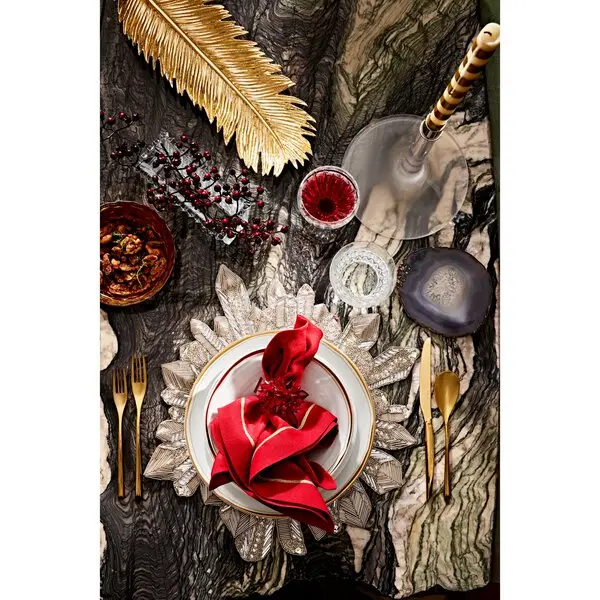 Michael Aram Sago Palm Bread Plate