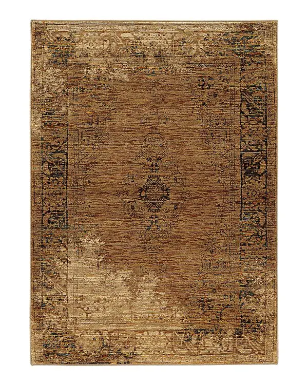 ORIENTAL WEAVERS Andorra 6845d Area Rug, 1'10 X 3'2 - Gold/brown