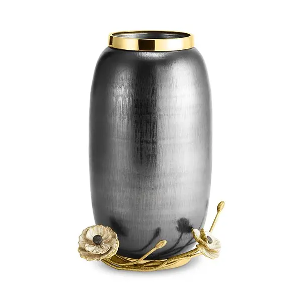 Michael Aram Anemone Large Vase - Gray