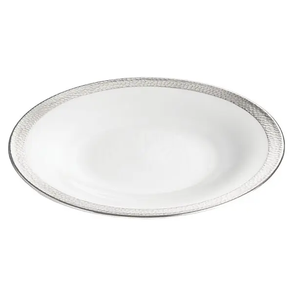 Michael Aram Silversmith Tidbit Plate - White And Platinum