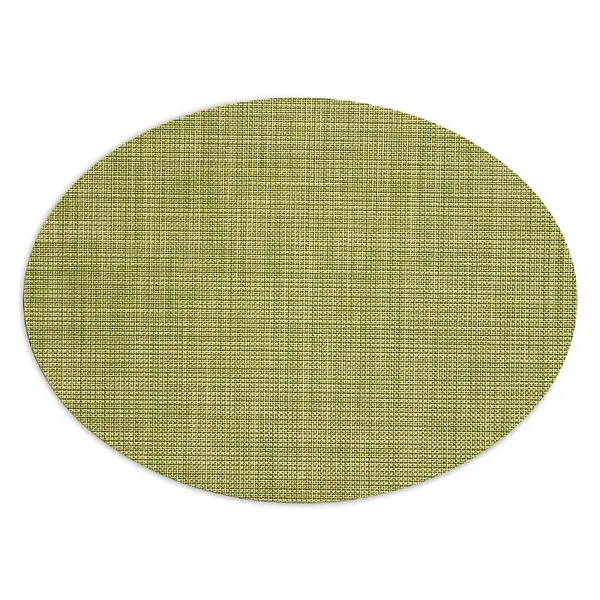 CHILEWICH Mini Basketweave Oval Placemat - Dill