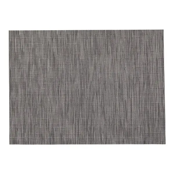 CHILEWICH Bamboo Rectangular Placemat, 14 X 19 - Gray Flannel