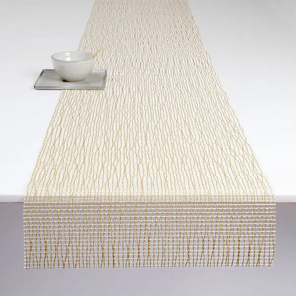 CHILEWICH Lattice Runner 14 X 72 - Gold