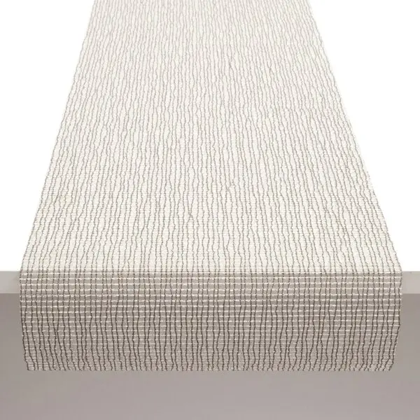 CHILEWICH Lattice Runner 14 X 72 - Silver