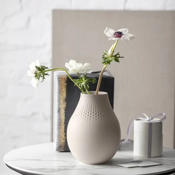 VILLEROY & BOCH Manufacture Collier Perle Vase, Tall