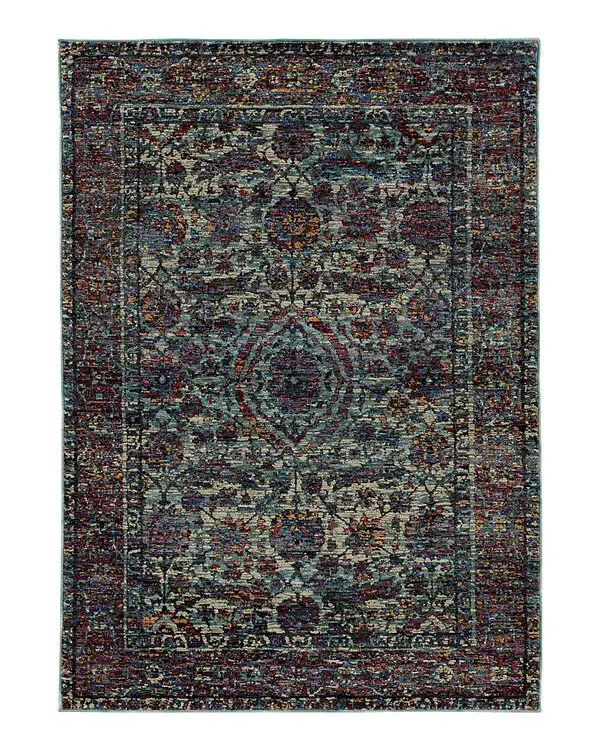 ORIENTAL WEAVERS Andorra 6846b Area Rug, 6'7 X 9'6 - Blue/purple