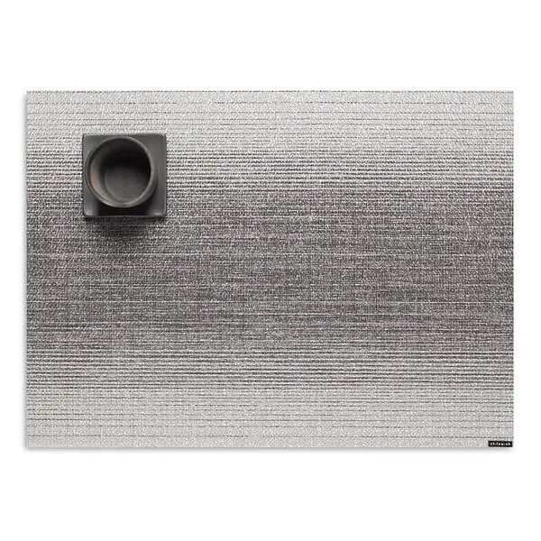 CHILEWICH Ombre Placemat, 14 X 19 - Silver