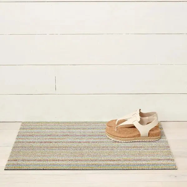 CHILEWICH Skinny Shag Doormat, 18 X 28 - Soft Multi