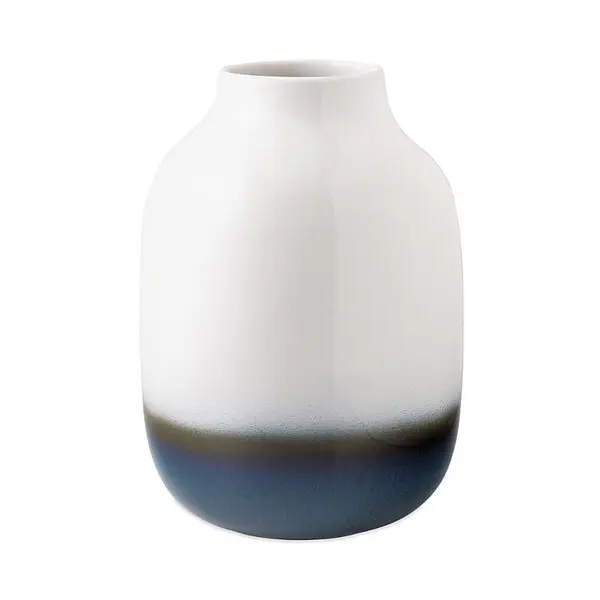 VILLEROY & BOCH Lave Home Nek Vase, Large - Blue/white