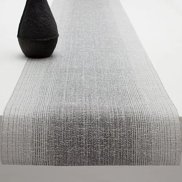 CHILEWICH Ombre Table Runner, 14 X 72 - Silver