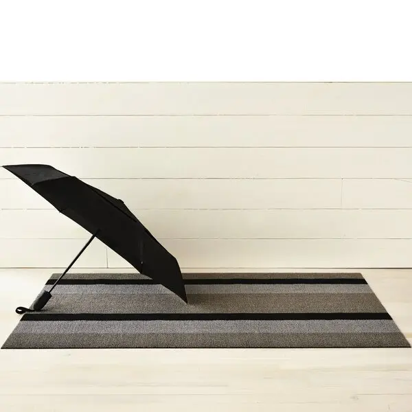 CHILEWICH Bold Stripe Shag Floor Mat, 24 X 36