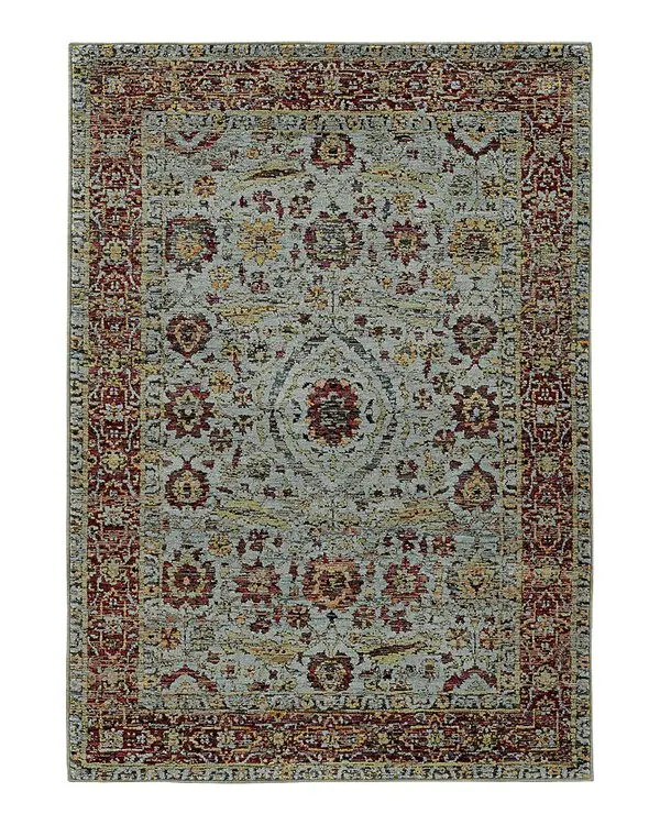 ORIENTAL WEAVERS Andorra 7155a Area Rug, 1'10 X 3'2 - Blue/red