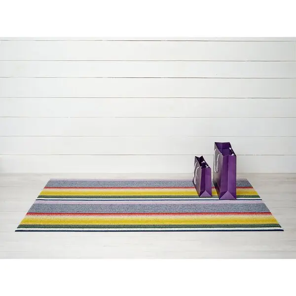 CHILEWICH Pop Stripe Shag Big Mat, 36 X 60