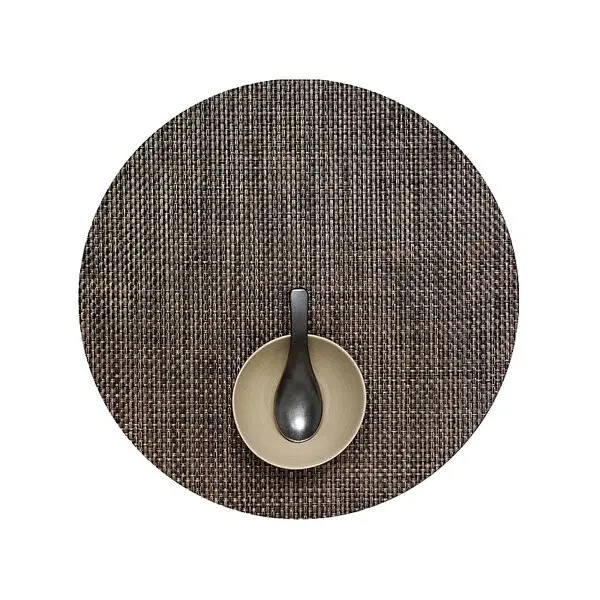 CHILEWICH Basketweave Round Placemat - Earth