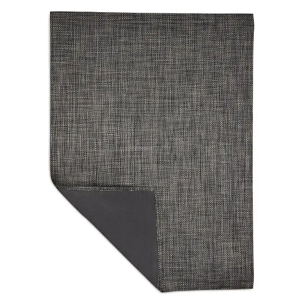 CHILEWICH Basketweave Floormat, 30 X 106 - Carbon