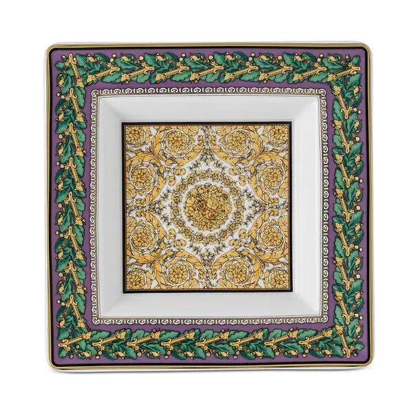 Versace Barocco Mosaic Square Tray - Multi