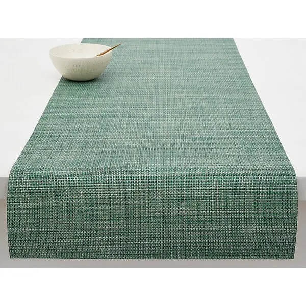 CHILEWICH Mini Basketweave Runner - Ivy