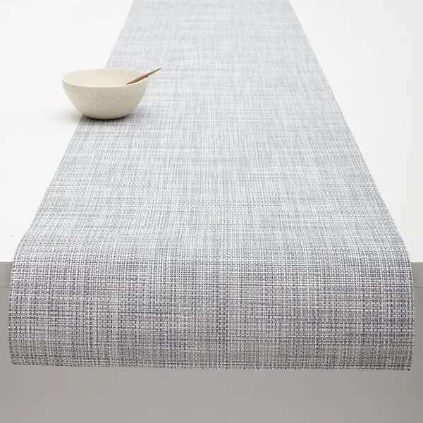 CHILEWICH Mini Basketweave Runner - Mist