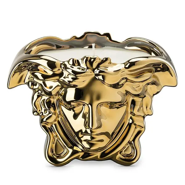 Versace Medusa Grande Scented Candle - Gold