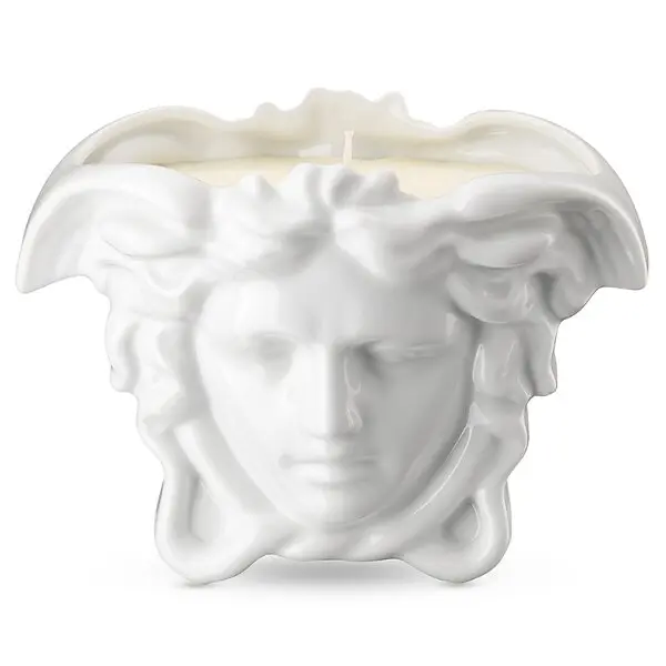 Versace Medusa Grande Scented Candle - White