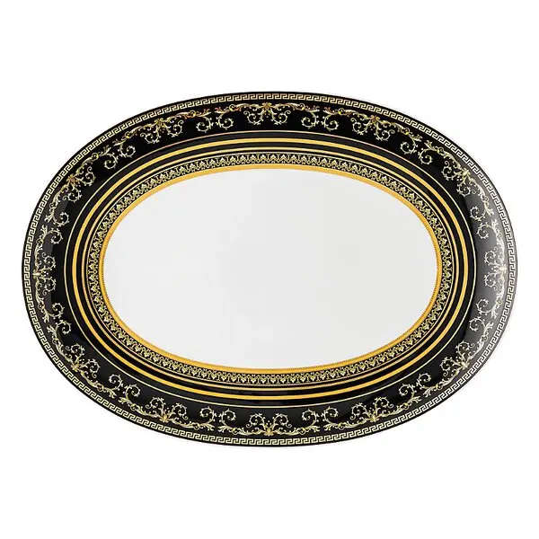 Versace Virtus Gala Platter - Black