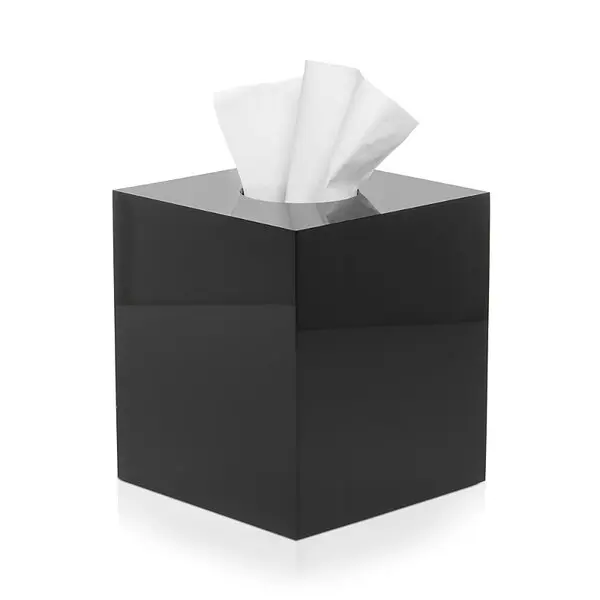 MIKE & ALLY Ice Boutique Tissue Box - Black