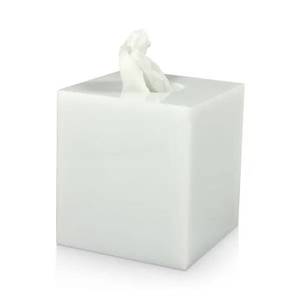 MIKE & ALLY Ice Boutique Tissue Box - White Ice