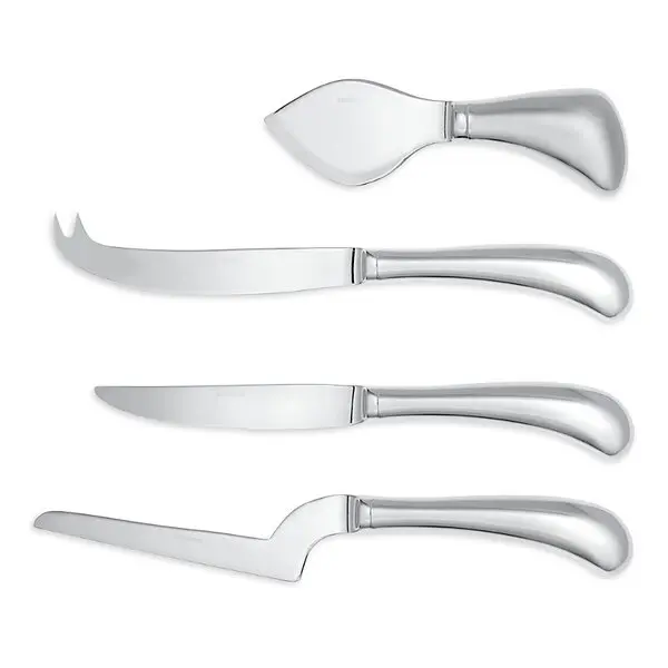 SAMBONET 4 Piece Cheese Knife Set - Silver