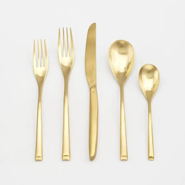 SAMBONET H Art Satin 5-piece Place Setting - Gold