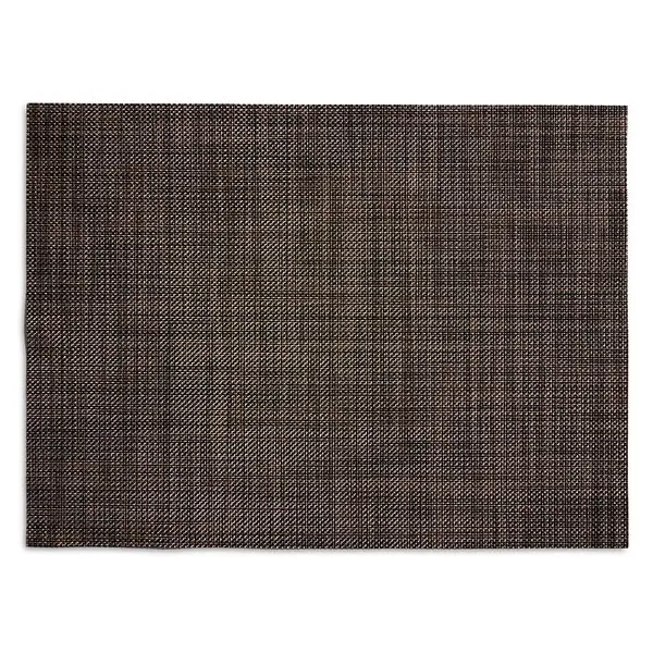 CHILEWICH Mini Basketweave Placemat, 14 X 19 - Dark Walnut