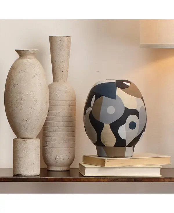 JAMIE YOUNG CO. Pablo Ceramic Decorative Vase, Short