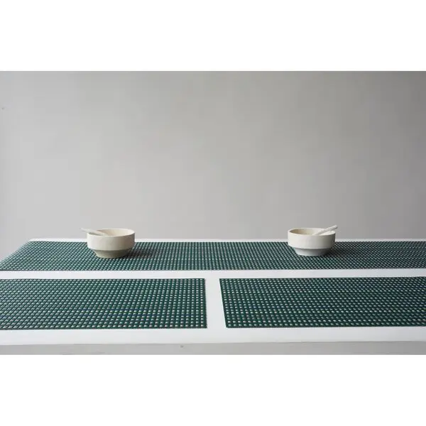 CHILEWICH Tambour Table Mat, 14 X 19 - Ivy