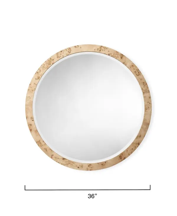 JAMIE YOUNG CO. Chandler Round Mirror - Natural
