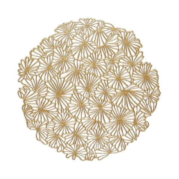 CHILEWICH Pressed Daisy Table Mat - Gilded