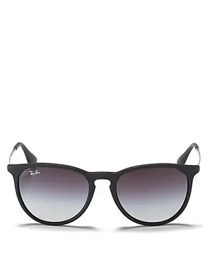Ray-ban Erika Classic Round Sunglasses, 54mm - Black/smoke Gradient