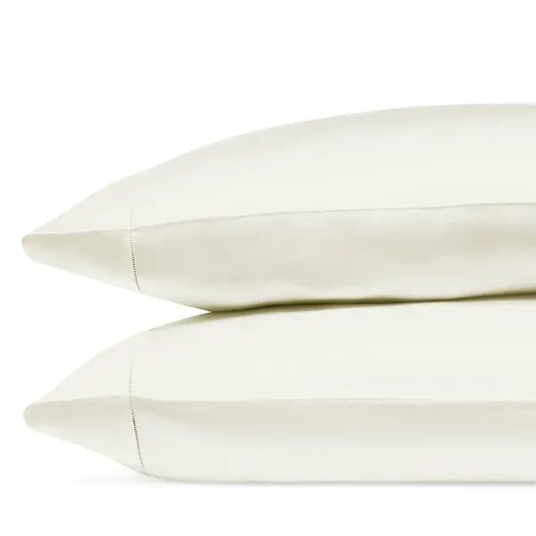 SFERRA Giza 45 Percale Standard Pillowcase, Pair - Ivory