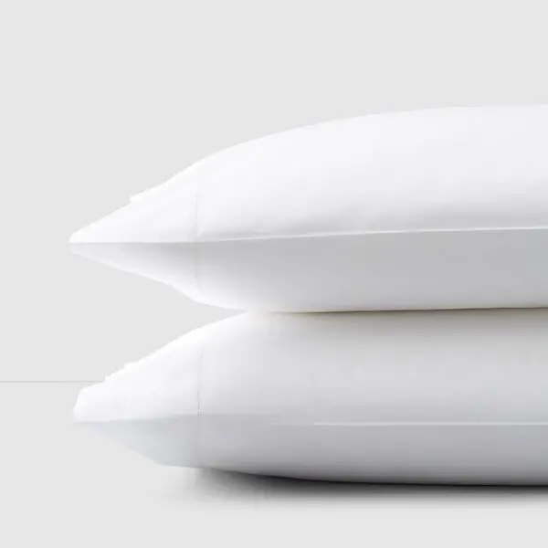 SFERRA Giza 45 Percale Standard Pillowcase, Pair - White