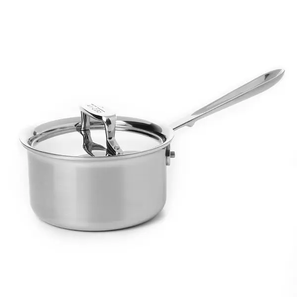 ALL-CLAD All Clad D5 Brushed 1.5 Quart Sauce Pan With Lid - Stainless