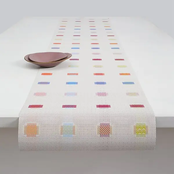 CHILEWICH Sampler Table Runner - Multi