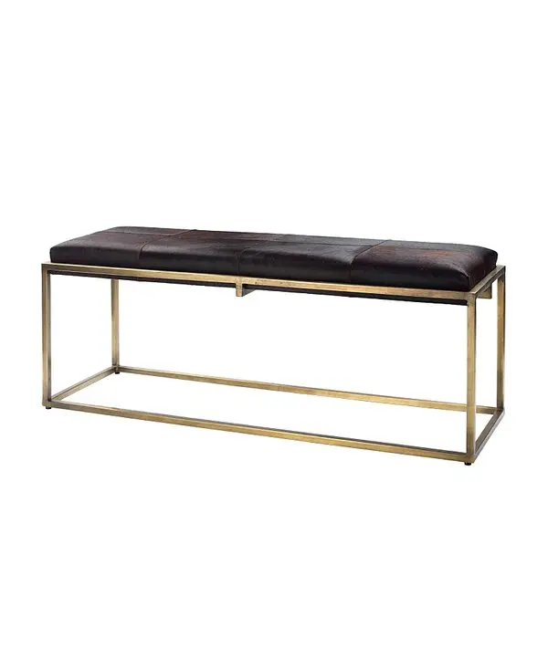 JAMIE YOUNG CO. Shelby Hide Bench - Brown