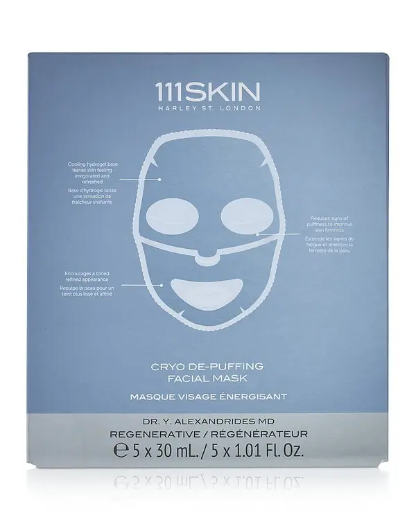 111SKIN Cryo De-puffing Facial Mask Box, 5 Piece - No Color