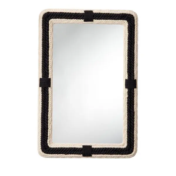 JAMIE YOUNG CO. Contrast Rectangle Mirror - Black