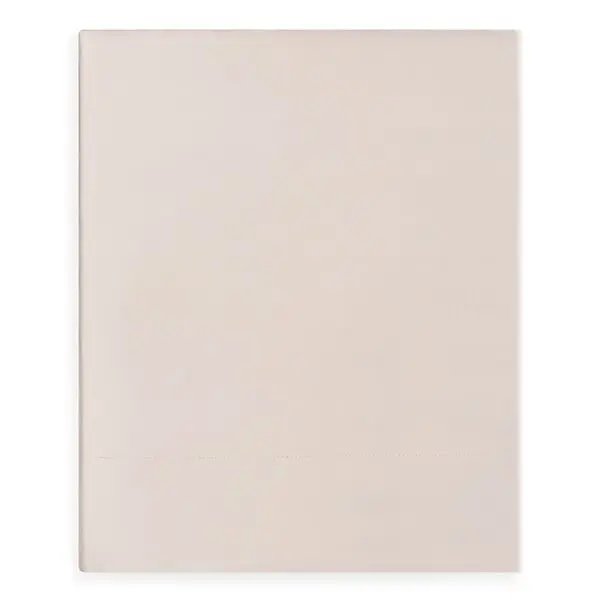 Gingerlily Silk Solid Flat Sheet, Queen - Nude