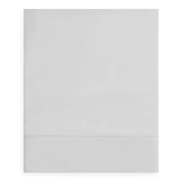 Gingerlily Silk Solid Flat Sheet, King - Silver