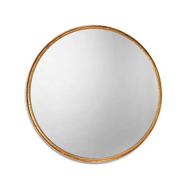 JAMIE YOUNG CO. Refined Iron Round Wall Mirror - Gold