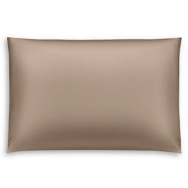 Gingerlily Silk Solid Pillowcase, King - Mocha
